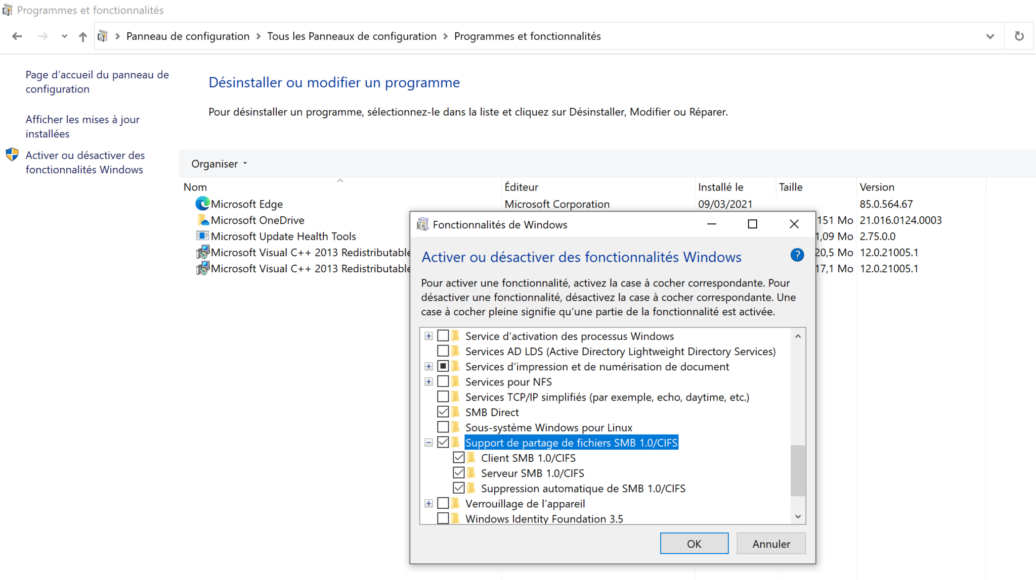 Problème de partage réseau - Windows 10 - Mon Expérience Informatique